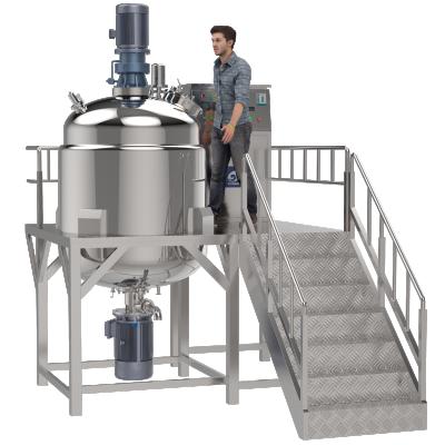 China Industry Blending Mixing Machine Emulsifying Mixer for Ketchup Skincare Emulsifying Machine for Mayonnaise for sale