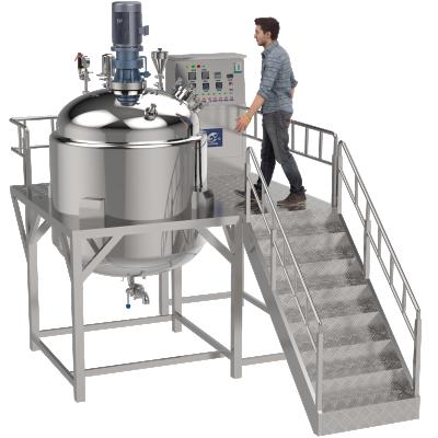 China Mixer Product Equipment Cosmetic Cream Making Machine for Gel Cosmetic Manufacturing Making Mayonnaise Produce for sale
