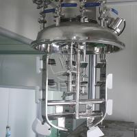 China Vacuum Mixer Homogenizer 500 Kg Cosmetic Manufacturing Production Line for sale