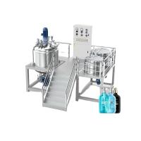 China Homogenizer Vacuum Emulsifier Mixer for Cosmetic Cream Liquid Soap Professional Wet Grinding Solution for sale