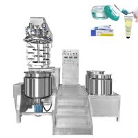 China High Shear Homogenizer Vacuum Emulsifier Mixing Machine Cosmetic Cream Skin Care Lipstick Production Line Lipbalm Making Machine for sale