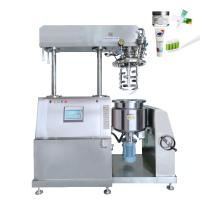 China 100l 200l 300l 500l High Shear Vacuum Emulsifying Homogenizer Mixer Cosmetics Production Equipment Hair Oil Making Machine for sale