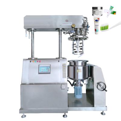 China 100l 200l 300l 500l High Shear Vacuum Emulsifying Homogenizer Mixer Cosmetics Production Equipment Hair Oil Making Machine for sale