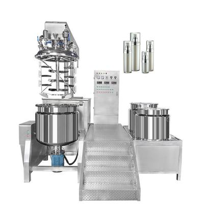 China Hydraulic Lifting Vacuum Mixing Tank High Shear Mixer Homogenizer Cosmetic Cream Emulsifying Mixer Machine for sale