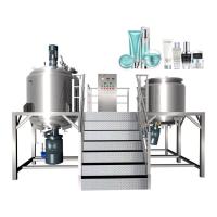 China Liquid Lotion Cream Emulsifying Machine Emulsifier Aloe Vera Gel Mixer Vacuum Mixing Mixer Homogenizer High Shear for sale
