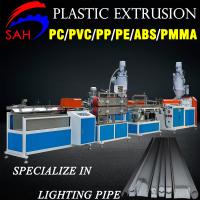 China T5 T8 Lighting Tube Co-extrusion Machine for PC PVC PP PE ABS PMMA Pipe Profile Production Line for sale