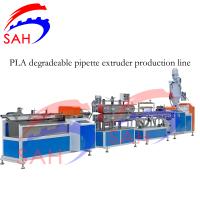 China PLA Degradable Pipette Extruder Production Line with Double-Color Co-Extrusion and 50-200 Units/Min Output for sale