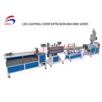 China LED Lighting Cover Extrusion Machine with 3-Product Haul-off System for Plastic Pipe Manufacturing for sale