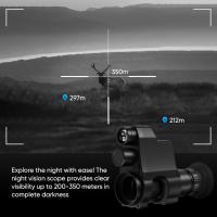 China Night Vision Scope for Hunting, 1920x1080 OLED HD Support Photos & Videos Clip on Night Vision Monocular, Day & Night Observation Range up to 300M for sale