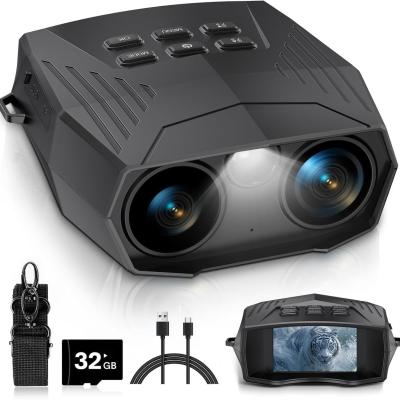 China Night Vision Goggles - 5K Night Vision Binoculars for Adults, 5000mAh Rechargeable Infrared Binoculars with 3'' Large Screen, 10X Digital Zoom External Flashlight for Camping for sale