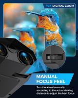 China Night Vision Goggles - 5K Night Vision Binoculars for Adults, 5000mAh Rechargeable Infrared Binoculars with 3'' Large Screen, 10X Digital Zoom External Flashlight for Camping for sale