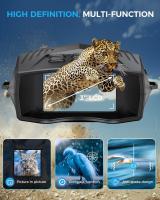 China Night Vision Goggles - 5K Night Vision Binoculars for Adults, 5000mAh Rechargeable Infrared Binoculars with 3'' Large Screen, 10X Digital Zoom External Flashlight for Camping for sale
