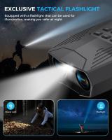 China Night Vision Goggles - 5K Night Vision Binoculars for Adults, 5000mAh Rechargeable Infrared Binoculars with 3'' Large Screen, 10X Digital Zoom External Flashlight for Camping for sale