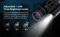 China Night Vision Scope, 850nm Day/Night Vision Monocular with Camera&Video, 50mm Focal Lens Vision Goggles for Night Hunting Camping for sale