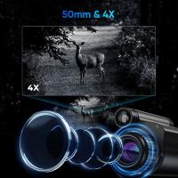 China Night Vision Scope, 850nm Day/Night Vision Monocular with Camera&Video, 50mm Focal Lens Vision Goggles for Night Hunting Camping for sale