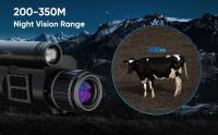 China Night Vision Scope, 850nm Day/Night Vision Monocular with Camera&Video, 50mm Focal Lens Vision Goggles for Night Hunting Camping for sale