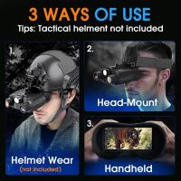 China Head-Mounted Night Vision Goggles - Rechargeable Hands Free Night Vision Binoculars Goggles,1312FT Digital Infrared Viewing for Adults,Include 32GB SD Card,8X Digital Zoom for sale