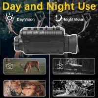 China NVG40 Digital Night Vision Monocular with 4K Video Dual IR Illumination and Helmet Mounted for Hunting and Tactical Use for sale