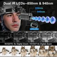 China NVG40 Digital Night Vision Monocular with 4K Video Dual IR Illumination and Helmet Mounted for Hunting and Tactical Use for sale