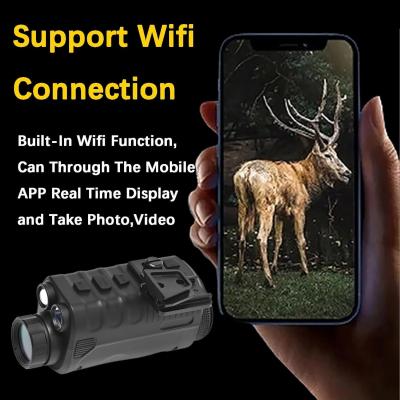 China NVG07s Night Vision Monoculars with 4K Recording, Switchable IR (850nm/940nm), and OLED Display for Hunting & Security for sale