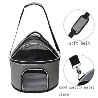 China Custom Polyester Pet Carrier Backpack 40x40x23cm for Dog and Cat Outdoor Travel for sale