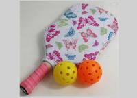 China Neoprene Pickleball Paddle Cover Shockproof Portable Racket Case 30x22cm for sale