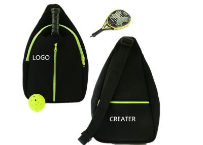 China Neoprene Pickleball Paddle Bag 16x12x4 inch Unisex Sling for 2 Rackets for sale