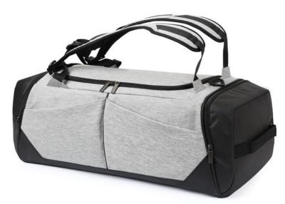 China Custom Oxford Sports Duffle Bag 51x26x26cm Large Capacity Gym Travel with Shoe Compartment for sale