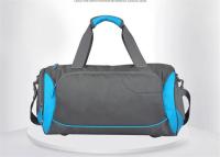 China Custom Oxford Fabric Rolling Sports Duffle Bag 40x21x21cm Waterproof Gym Bag with Shoe Compartment for sale