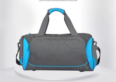 China Custom Oxford Fabric Rolling Sports Duffle Bag 40x21x21cm Waterproof Gym Bag with Shoe Compartment for sale