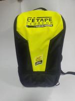 China Yellow Waterproof Cycling Rucksack 50x33x24cm Motorbike Helmet Backpack Dry Wet Separation for sale
