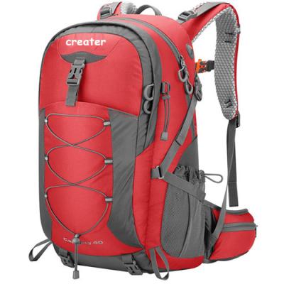 China 40L Ripstop Nylon Waterproof Hiking Backpack with Rain Cover for Outdoor Travel for sale