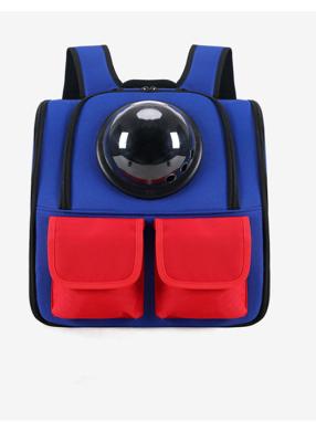 China Pet Carrier Backpack Astronaut Capsule Window for Small Dogs 46x26x28cm for sale