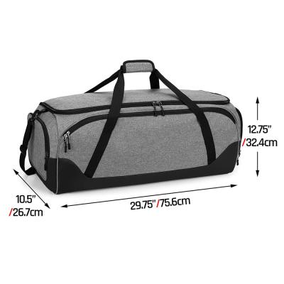 China OEM Badminton Racket Bag 75cm Portable Tennis Duffle with Shoe Compartment for sale
