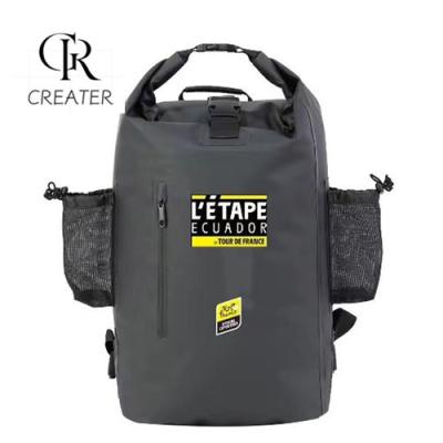 China IPX6 Waterproof Roll Top Backpack 20-35L Wear Resistant Insulated Thermal Cooler Bag 1.35kg for sale