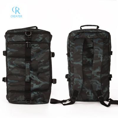 China Custom Camouflage Badminton Racket Bag 29x24x48cm Oxford Duffle Travel Shoulder Bag for sale