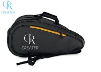 China Custom Logo Padel Racket Bag 58x32x30cm Durable Polyester Shoulder Bag for 6 Rackets for sale