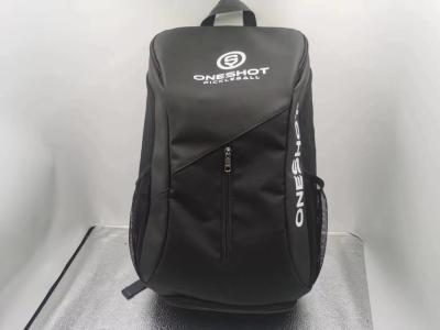 China Nylon Pickleball Racket Bag for 2 Rackets 17.7x9.8x4.7 Inches Waterproof Black for sale