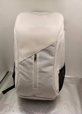 China White Pickleball Racquet Bag 17.7x9.8x4.7 Inches Zipper Closure Side Thermo Pockets for sale