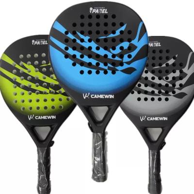 China 50% Carbon Graphite Padel Pickleball Racket 38mm Thickness Custom Logo Sports Accessories for sale