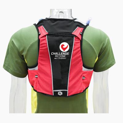 China Custom Reflective Cycling Vest Hydration Backpack 1L Motorcycle Bike Bag for sale
