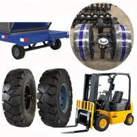 China Forklift  Truck Spare Parts Forklift Solid Tires  Suppliers 8x7-8.500-8.650-10.700-12.28x9-15.250-15.300 -15 for sale