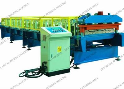 China Trapezoidal Roofing Roll Forming Machine 1250mm 380V for Metal Cladding for sale
