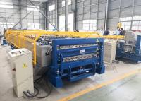 China 11.5T Double Layer Roof Sheet Roll Forming Machine 380V 50Hz PLC Control for sale