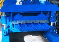 China GI 1100mm Roof Roll Forming Machine Plc Automatic for sale