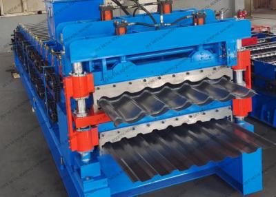 China Hydraulic Cutting Siemens Double Layer Forming Machine H400 15t Metal Roofing Roll for sale