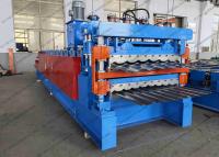 China Automatic Double Layer Roll Forming Machine 75mm 1250mm PLC Control for Roofing Sheets for sale