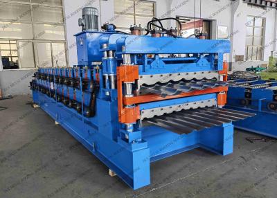China 50hz 0.5mm 1250mm Double Layer Forming Machine For Metal Roof for sale
