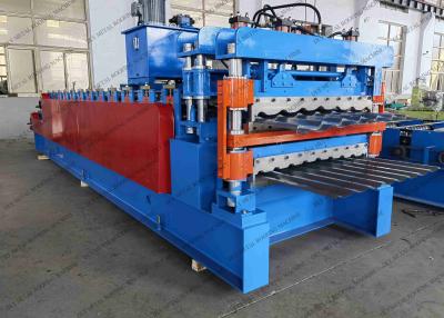 China Glazed Automatic Touch Screen Roof Tile Roll Forming Machine 50hz Cr12 for sale