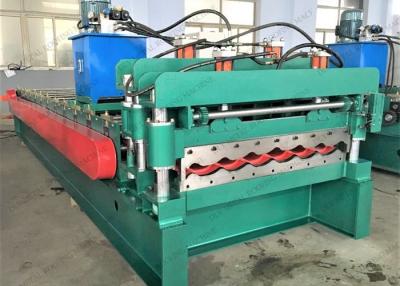 China Automatic 3P PLC Metal Roofing Machine PPGI Standing Seam Roll Former 1250mm Width 380V for sale